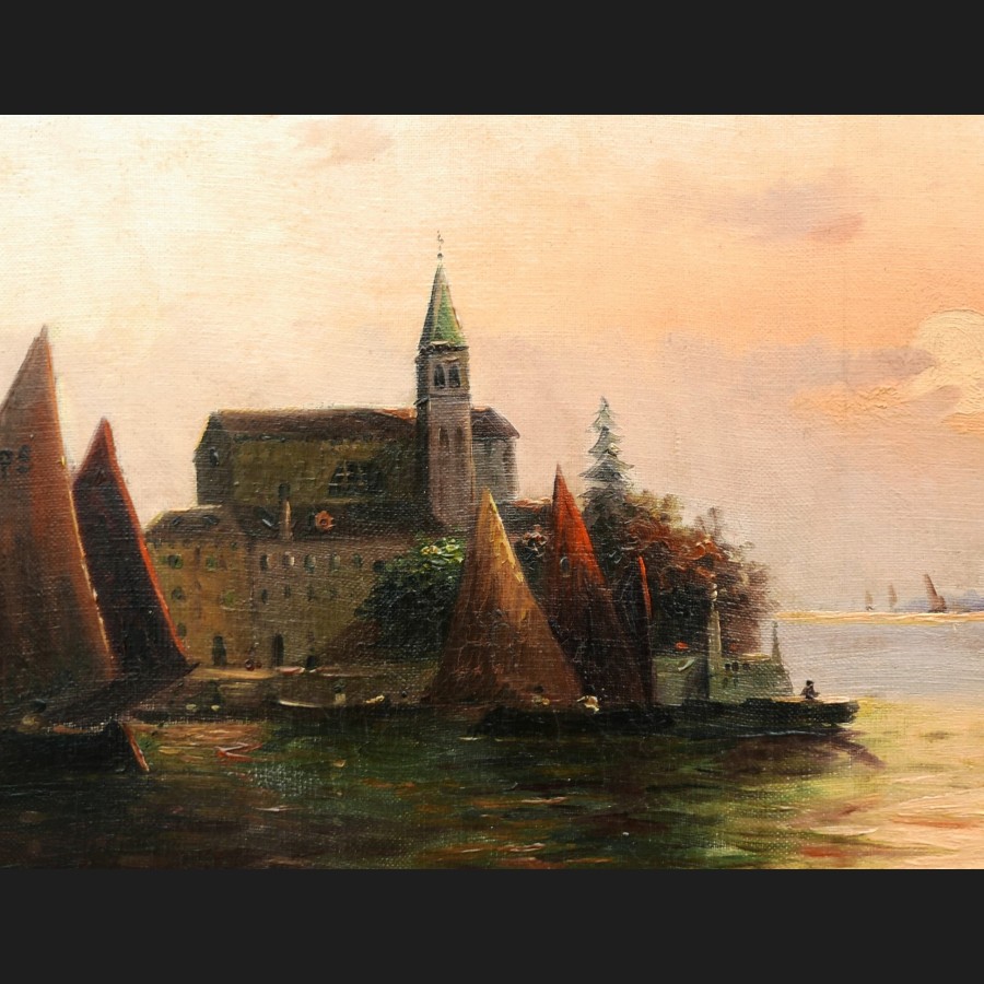 Attribué à Alphonse REY (1865-1938) Venise - Galerie Cerca Trova, tableaux, dessins et estampes ...