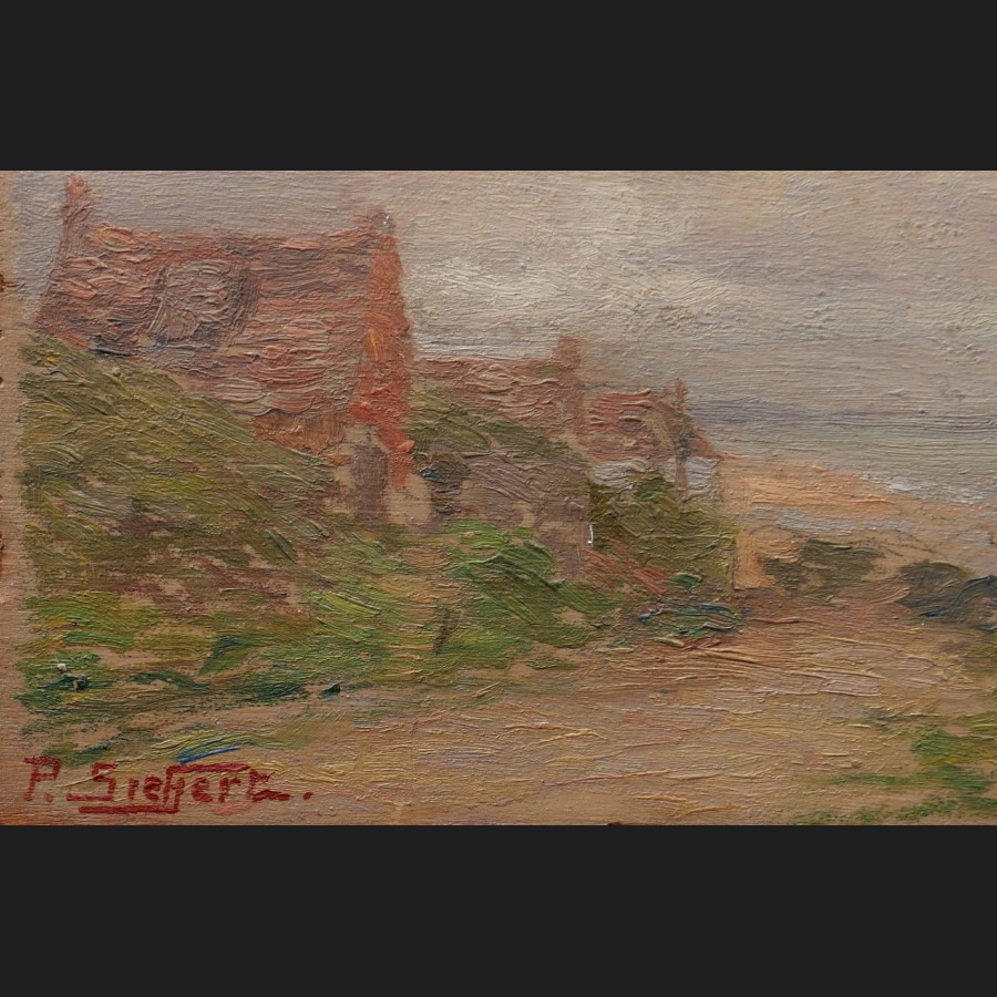 Paul SIEFFERT, Maisons en bord de mer, tableau - Galerie Cerca Trova, tableaux, dessins et ...