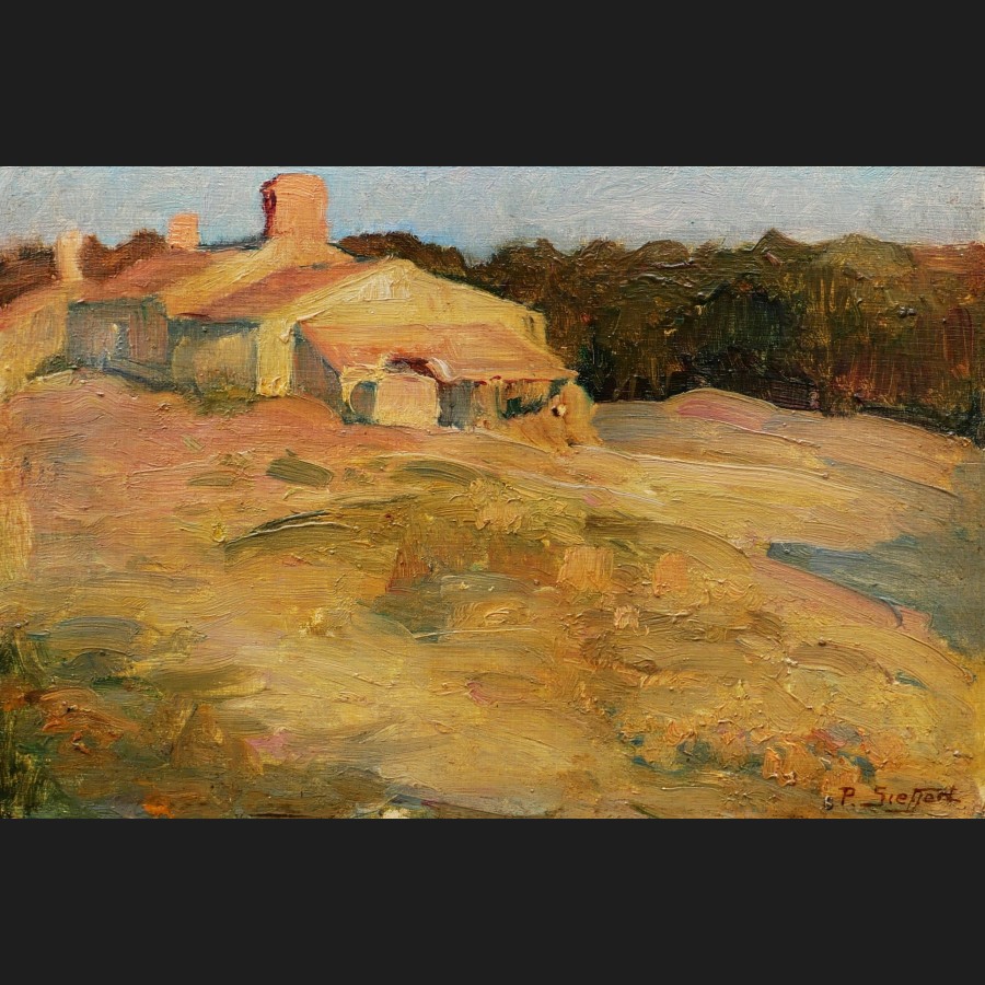 Paul SIEFFERT, Maison dans un paysage de campagne, tableau - Galerie Cerca Trova, tableaux ...