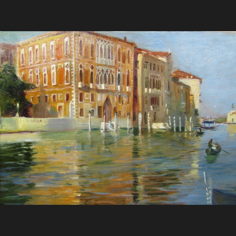 André-Charles COPPIER, Le Grand Canal à Venise, tableau - Galerie Cerca Trova, tableaux, dessins ...