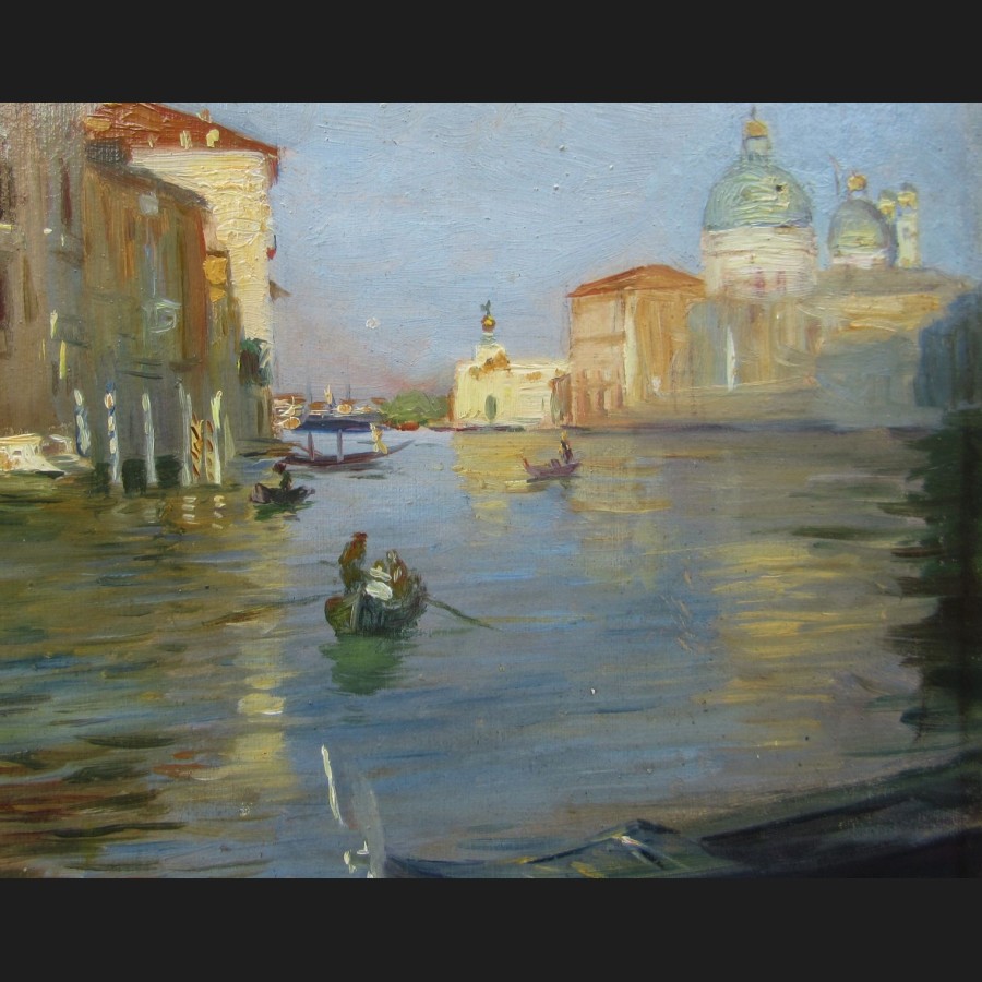 André-Charles COPPIER, Le Grand Canal à Venise, tableau - Galerie Cerca Trova, tableaux, dessins ...