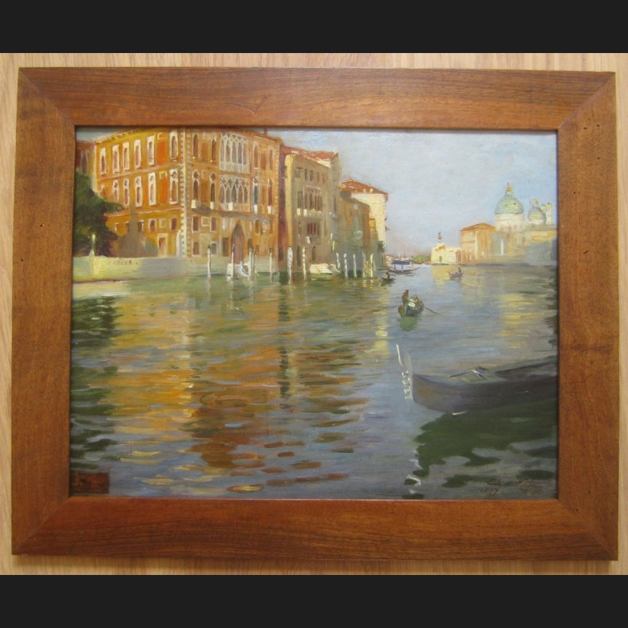 André-Charles COPPIER, Le Grand Canal à Venise, tableau - Galerie Cerca Trova, tableaux, dessins ...