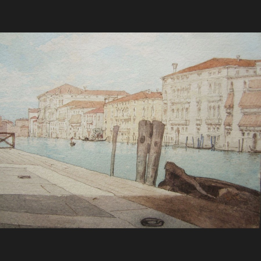 Henri Jean Émile BENARD, La Salute à Venise, aquarelle - Galerie Cerca Trova, tableaux, dessins ...